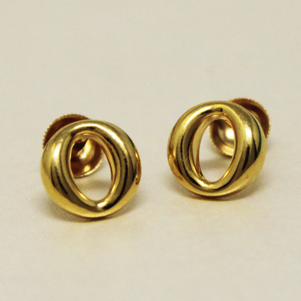 Buy Round Shape Stud in India | Chungath Jewellery Online- Rs. 27,197.30