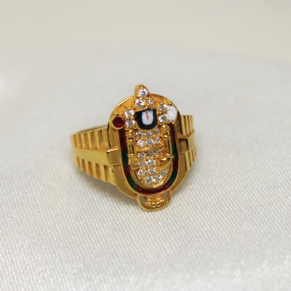 Buy Tirupati Balaji Finger Ring in Kerala, India | Chungath Jewellery ...