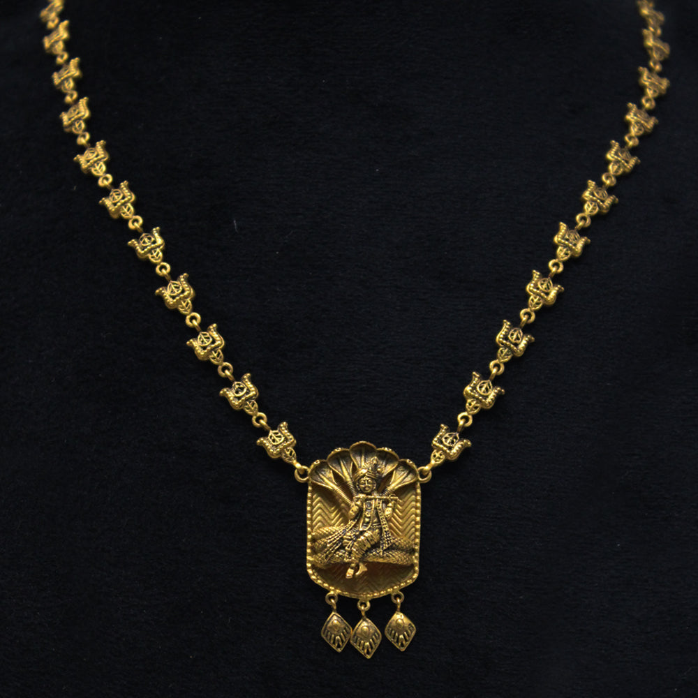 Buy Lord Vishnu Necklace in India | Chungath Jewellery Online- Rs ...