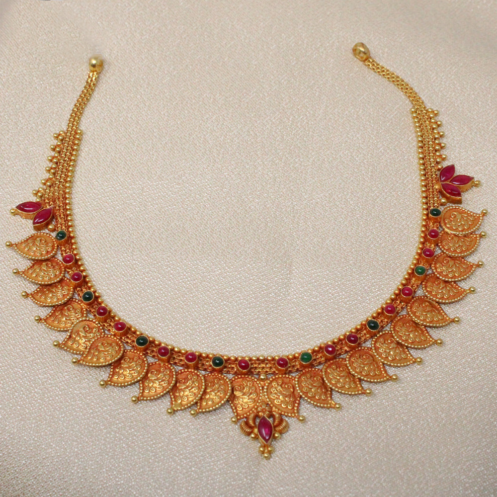 Buy Mango Design Necklace in India | Chungath Jewellery Online- Rs ...