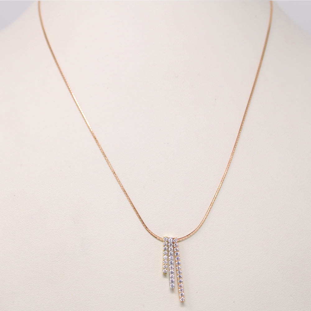 Buy Three Coloured Stick Pendant in India | Chungath Jewellery Online ...